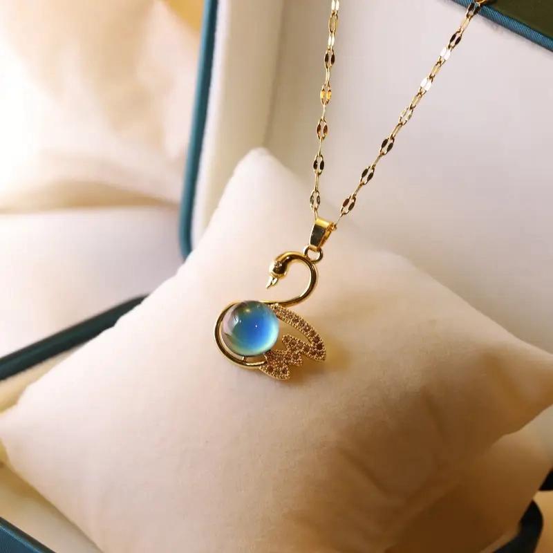 COLLAR CISNE CAMBIA DE COLOR CON EL HUMOR Y LA TEMPERATURA – Forever ...